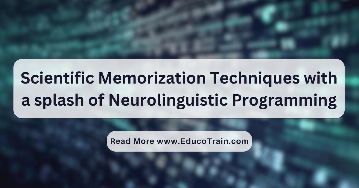 Unleashing the Power of Scientific Memorization Techniques: A ...